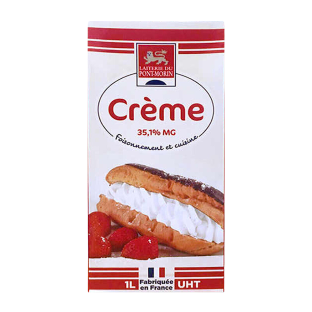 Laiterie du Pont Morin Whipping Cream 35.1% UHT (1L x 6pcs) – Barrels ...