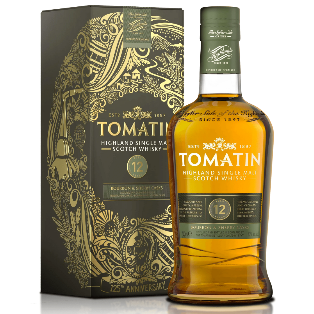 Tomatin 12YO Highland Single Malt Scotch Whisky (70cl) – Barrels and ...